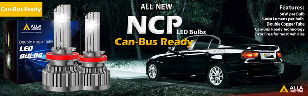 Alla LED Headlights, Fog, Tail, Signal, Interior Lights for Car, Truck