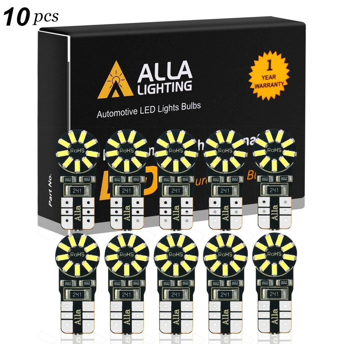 194 168 LED Lights Bulb | Super Bright 12V 2825, 6000K White