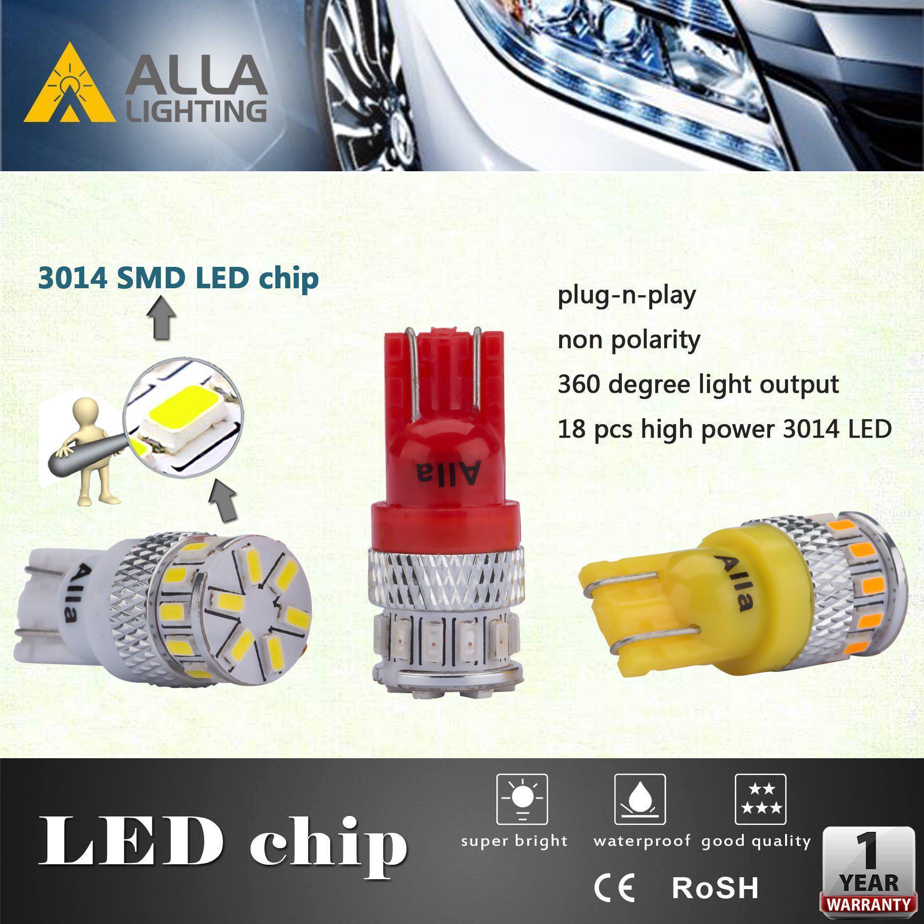 2825 194 168 LED Bulb License, Interior Map Dome Trunk Light