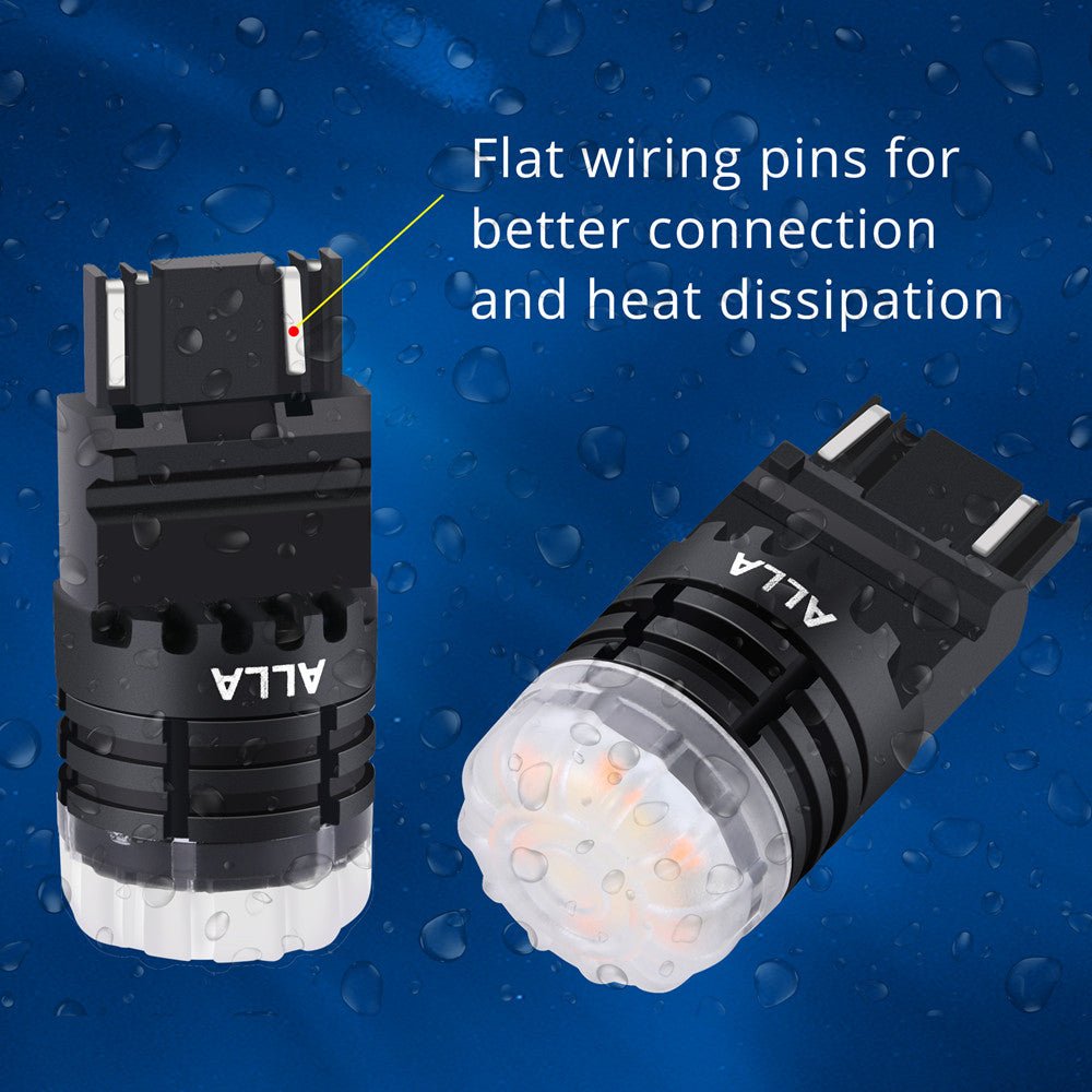 2-Color 4257NA 4257 Switchback LED Turn Signal Lights Bulbs