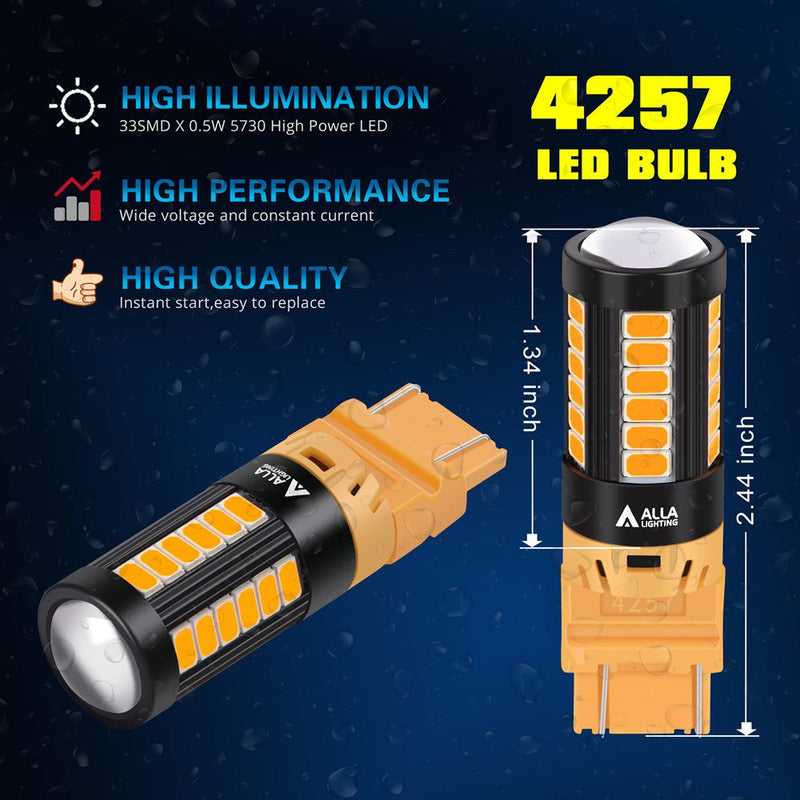 4257NA LED Turn Signal Lights Bulb Replacement Blinker Lamps