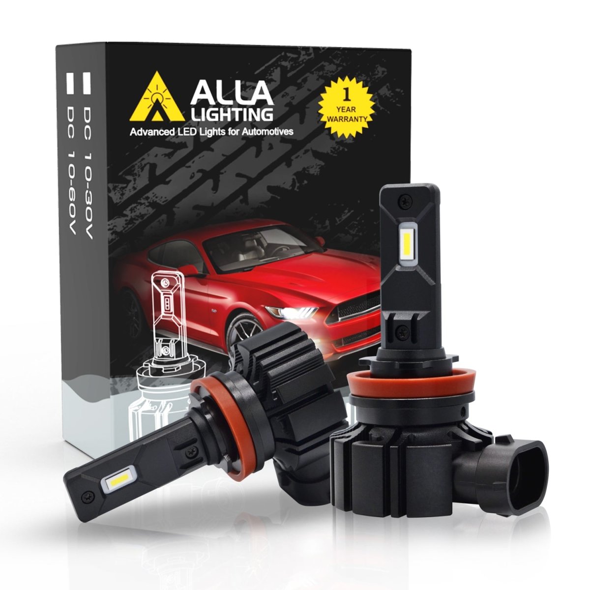 H8 H9 H11 LED Bulbs High/Low Beam Headlights Fog Lights, DRL