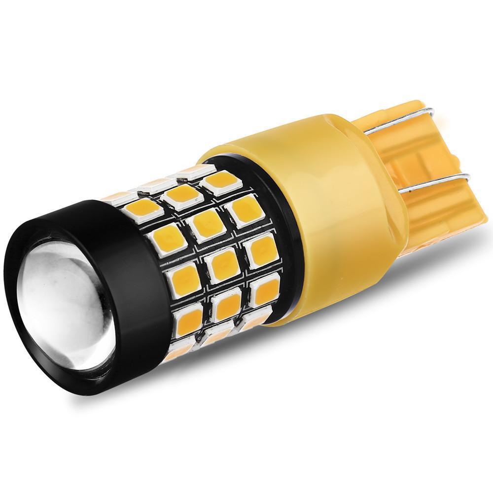 7443 7440 LED Lights Bulbs SMD, 6000K White/Amber Yellow/Red