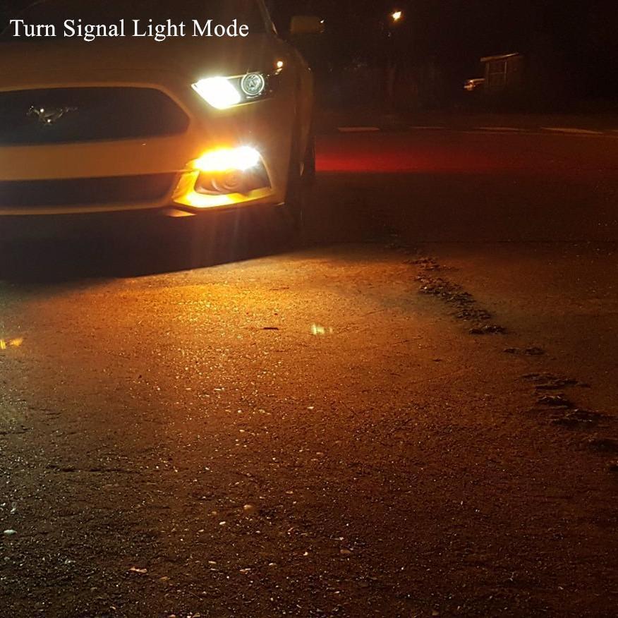 7444 7443 LED Switchback, White/Amber Yellow Signal Lights