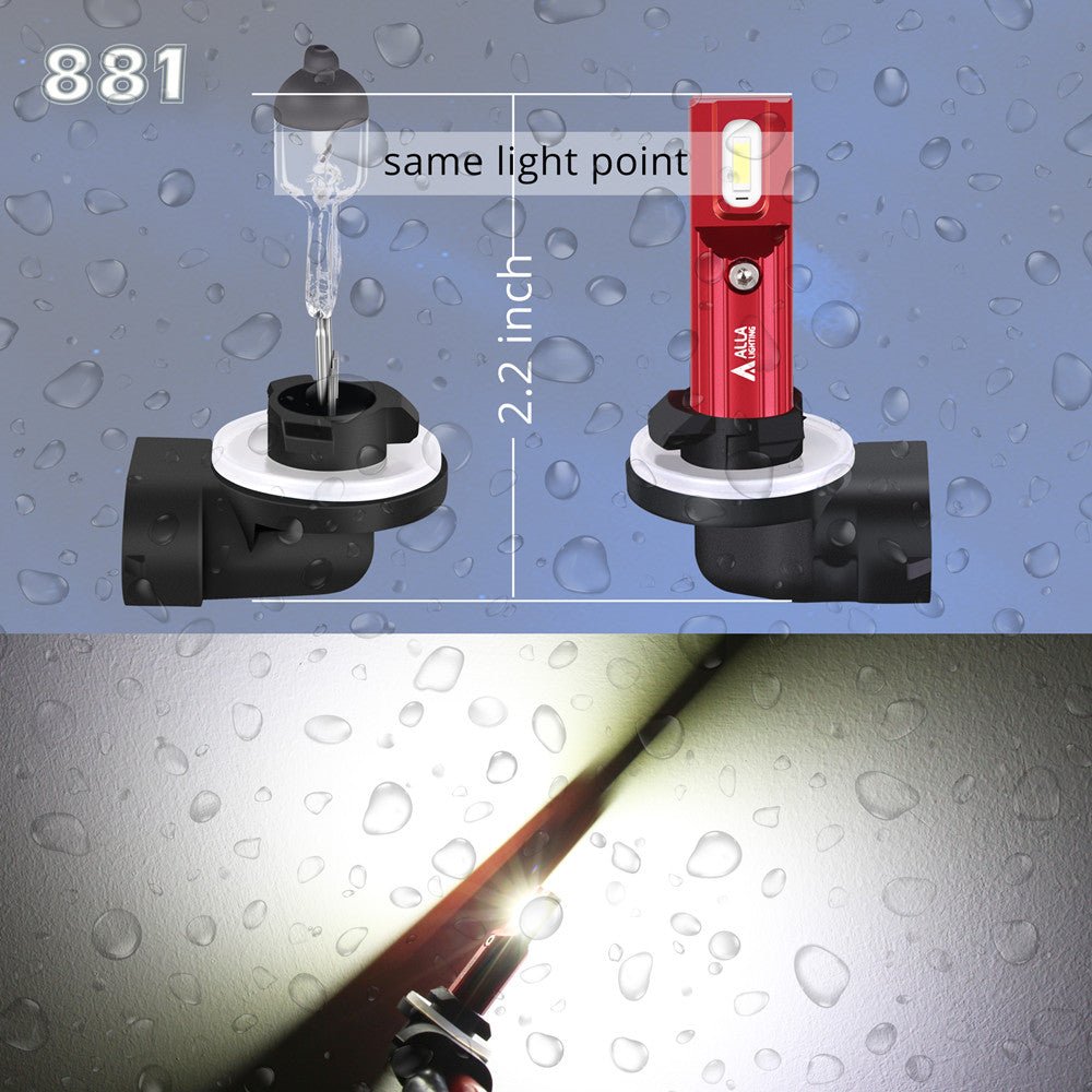 886 881 Fog Lights Bulb Super Bright LED 896 889 898 H28