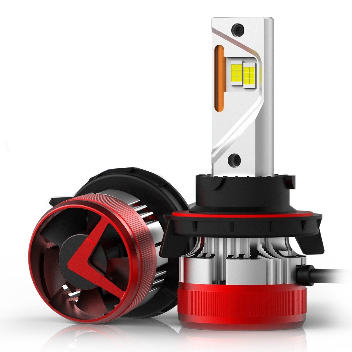 Brightest H13 LED Headlights Conversion Kit Bulb 9008, White