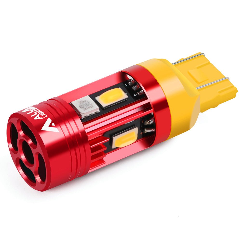 7443 7440 LED Lights Bulbs SMD, 6000K White/Amber Yellow/Red