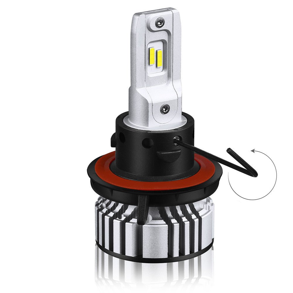 3000K Yellow 9008 H13 LED Headlight Bulb Upgrade Halogen/HID