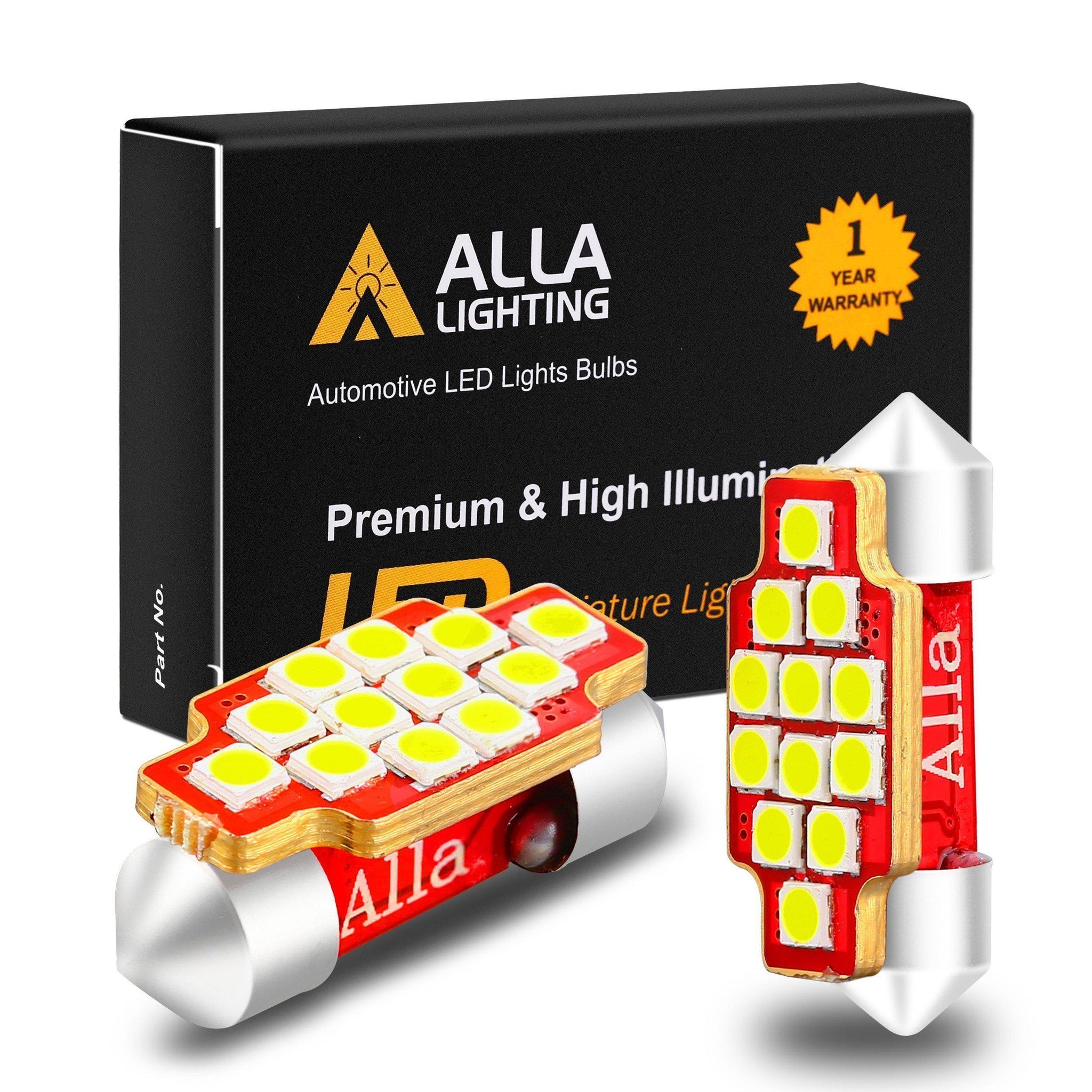 DE3021 DE3022 LED Bulbs festoon Interior Lights, 6000K White