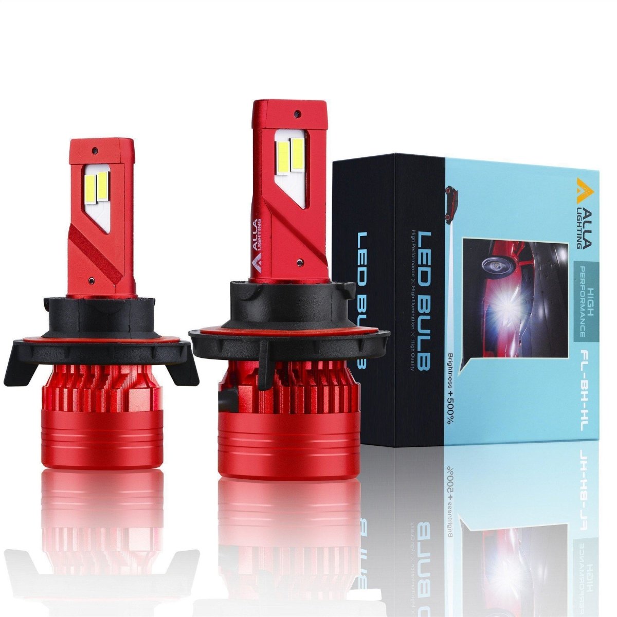 9008 H13 LED Headlights Conversion Kit Bulbs DRL Replacement