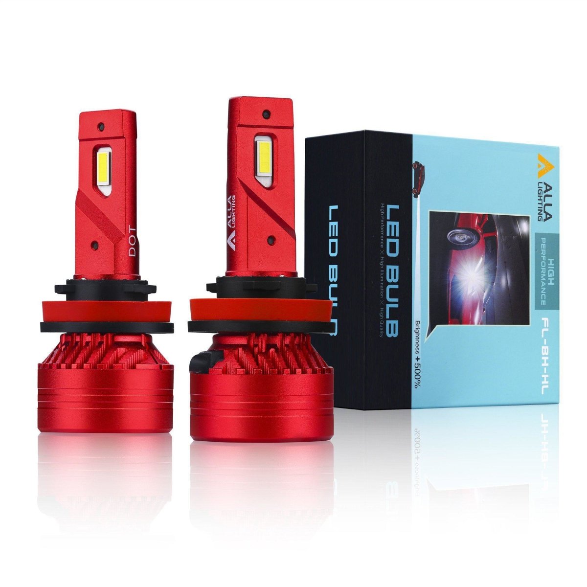 H11 LED Bulbs High, Low Beam Headlights H8 H9, 6000K White