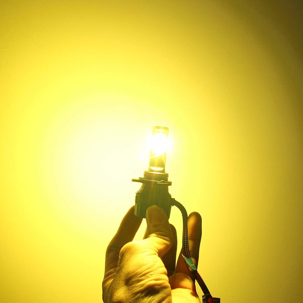 HB2 9003 H4 LED Bulbs Dual Hi/Low Beam Headlights 6000K White/Yellow