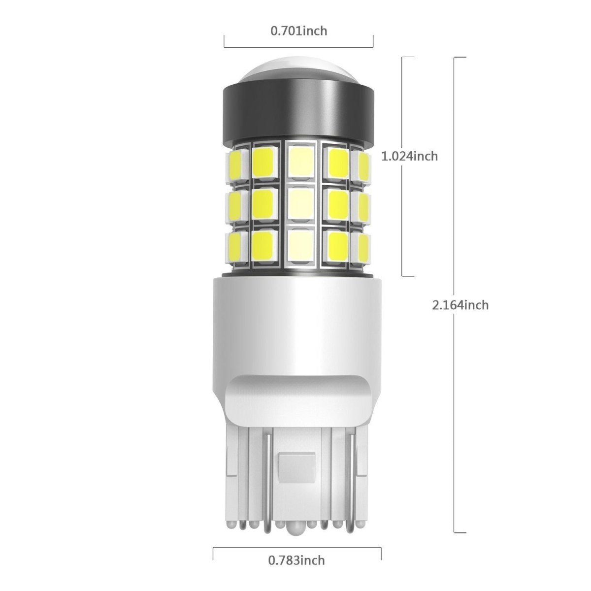 3-time W21W 7440 LED Strobe Reverse Lights Bulb | Safer